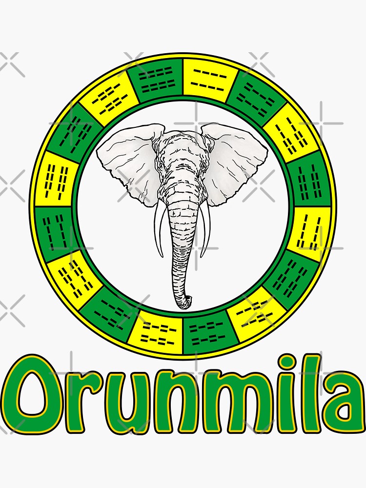 "Orunmila - Ifa" Sticker for Sale by Korvus78 | Redbubble