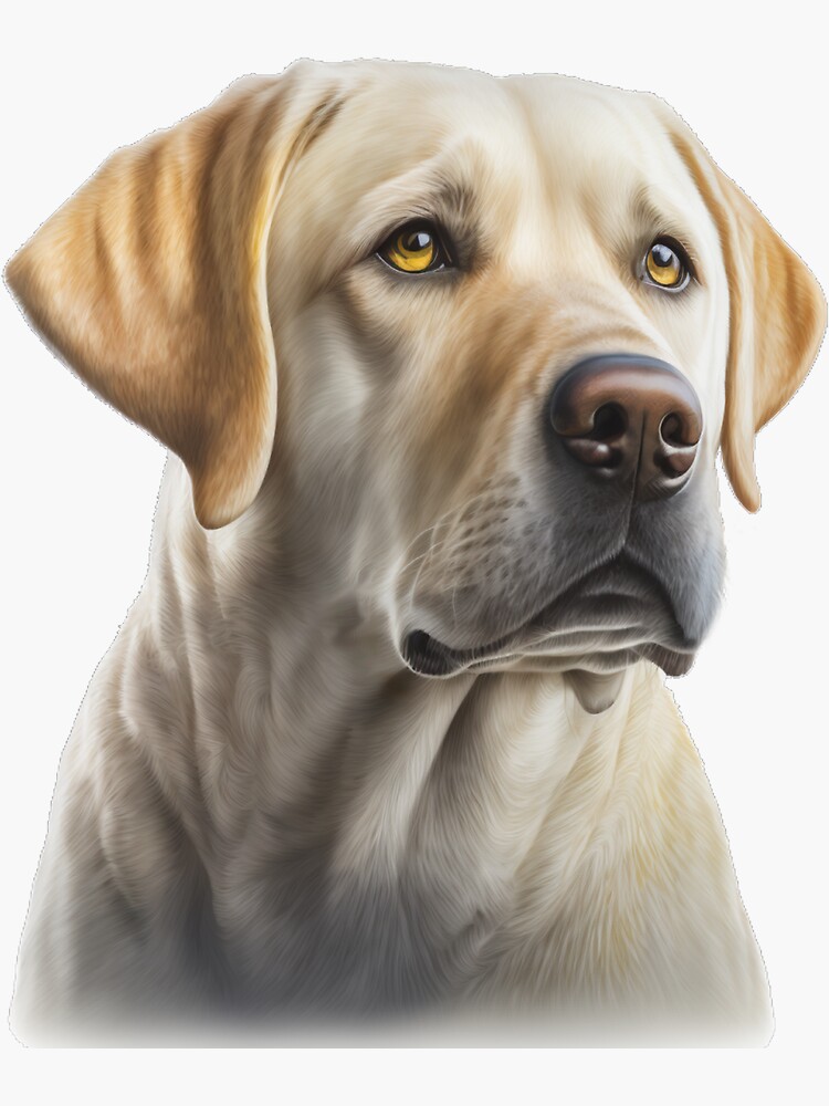 "Labrador Dog Sticker" Sticker for Sale by ChaseBrake | Redbubble