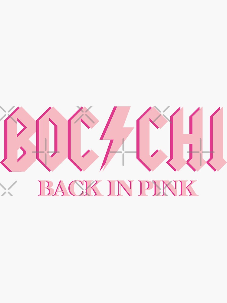 "BOCCHI THE ROCK!: BACK IN PINK" Sticker for Sale by FunGangStore ...