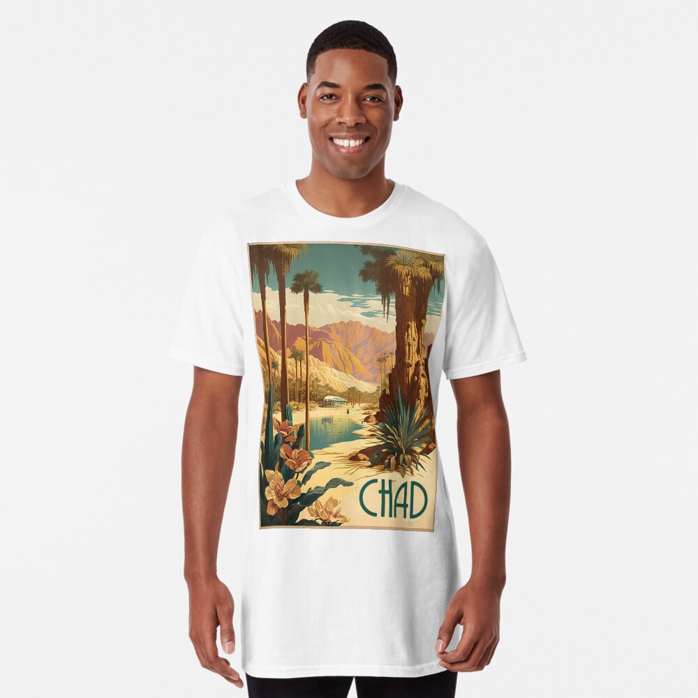 "Chad Oasis Vintage Travel Art Poster" Poster for Sale by OldTravelArt ...