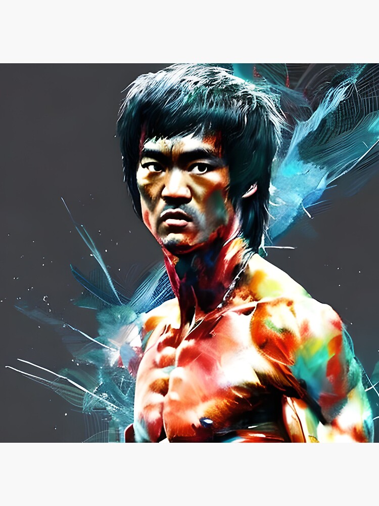 "Bruce Lee graphic design" Sticker for Sale by IndependentCL | Redbubble