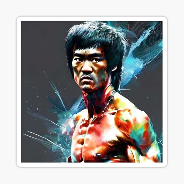 "Bruce Lee graphic design" Sticker for Sale by IndependentCL | Redbubble