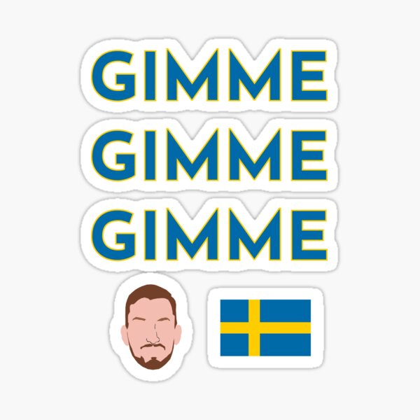 "Gimme Gimme Gimme Dejan Kulusevski" Sticker for Sale by SpursOnShirts ...