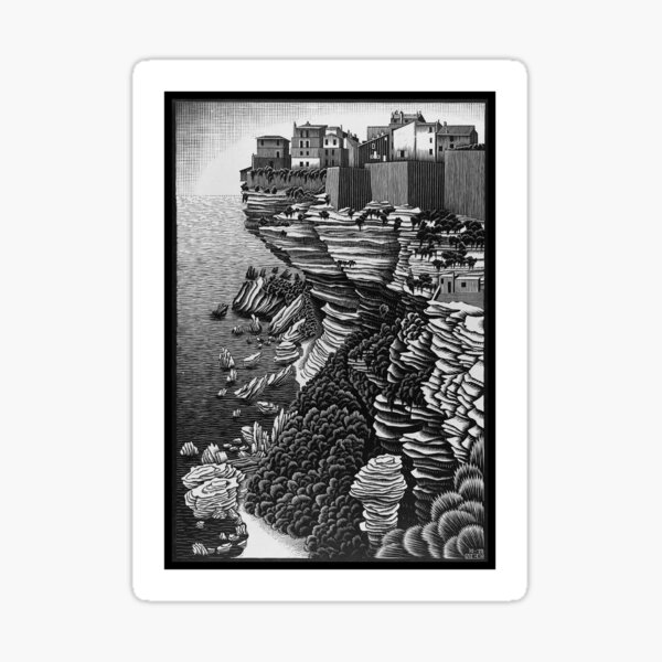 "M.C. Escher art" Sticker for Sale by Art-Paintings00 | Redbubble