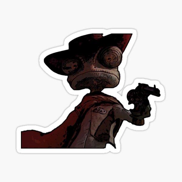"Rango Redemption" Sticker for Sale by SlugWars | Redbubble