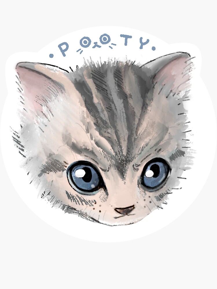 "Pooty " Sticker for Sale by tcjfosters | Redbubble