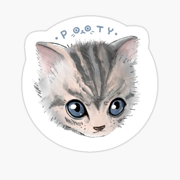 "Pooty " Sticker for Sale by tcjfosters | Redbubble