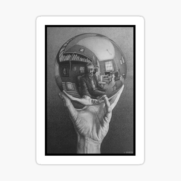 "M.C. Escher art" Sticker for Sale by Art-Paintings00 | Redbubble