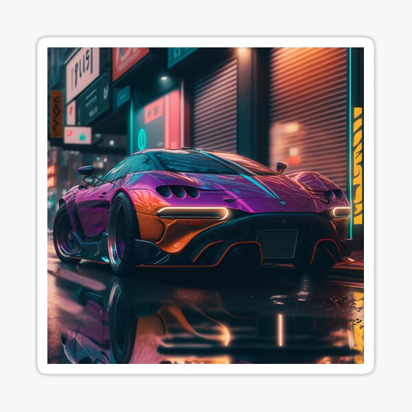 "Luxuries Car Tokyo" Sticker for Sale by Thedesignerarts | Redbubble