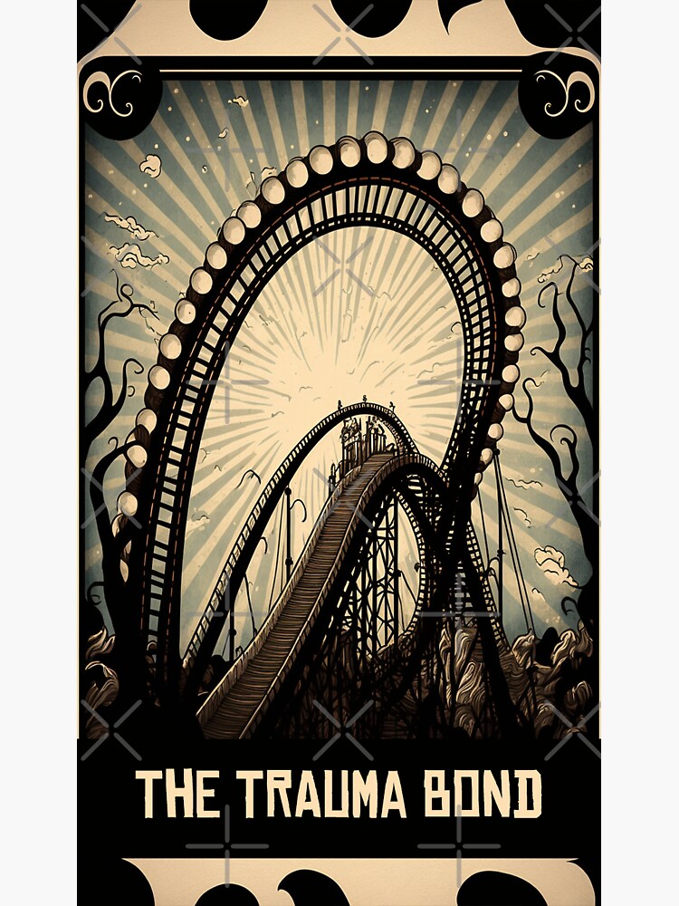 "Trauma Bond Tarot Card | Breakup Relationship Tarot Card Designs ...