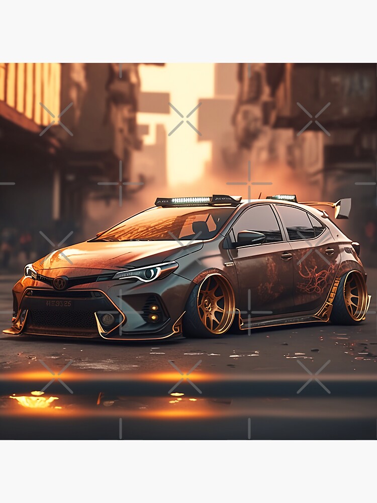 "Modified Car" Sticker for Sale by Thedesignerarts | Redbubble