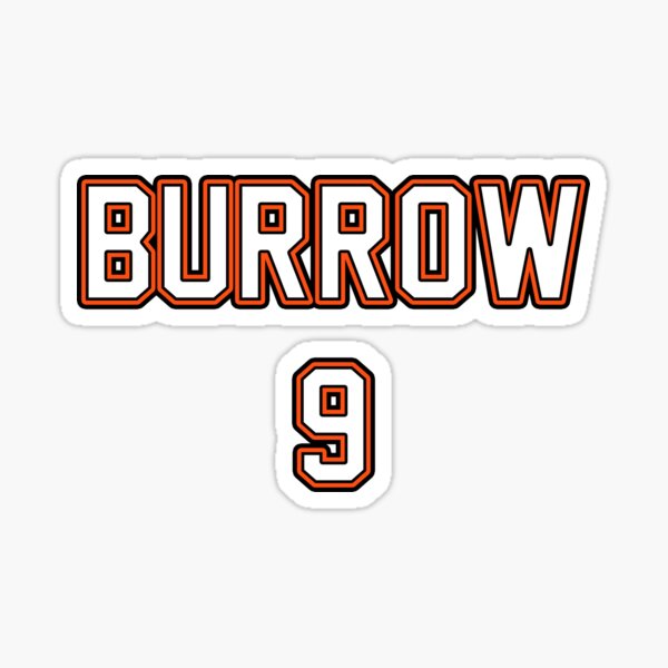 "Joe Burrow - Bengals QB" Sticker for Sale by iburroughs97 | Redbubble