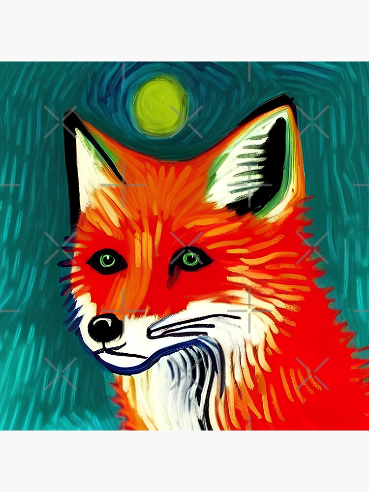 "Good ol' Fox Critter Tribute ... Inspired by Vincent Van Gogh and ...