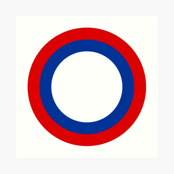 "Roundel of the Imperial Russian Air Force, 1910-1917" Art Print by ...