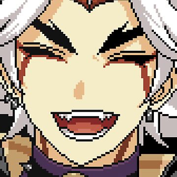 "Pixel Arataki Itto" Sticker for Sale by akvs | Redbubble