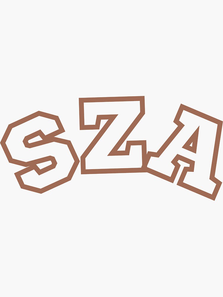 "SZA Varsity Letters SOS Album 2022" Sticker for Sale by Twentyify ...