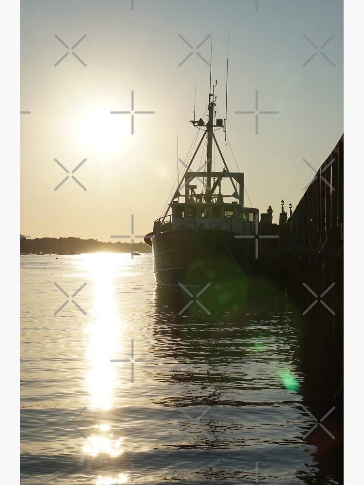 "Harbor Silhouette " Sticker for Sale by RussellsArtMart | Redbubble