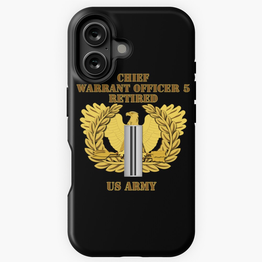"Army - Emblem - Warrant Officer 5 - CW5 w Eagle - Retired" Sticker for ...