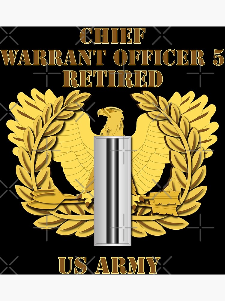 Lámina fotográfica «Ejército - Emblema - Suboficial 5 - CW5 w Eagle ...