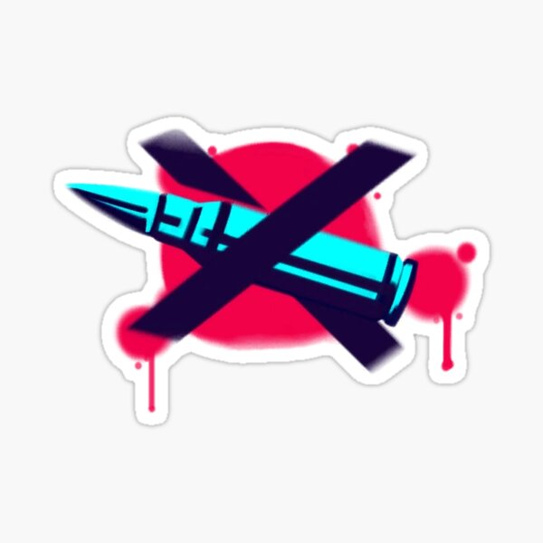"No Bullets Spray" Sticker for Sale by Kaya Jones | Redbubble