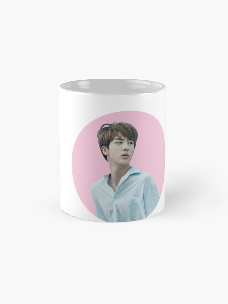 "PINK BTS JIN" Mug by Artimo | Redbubble