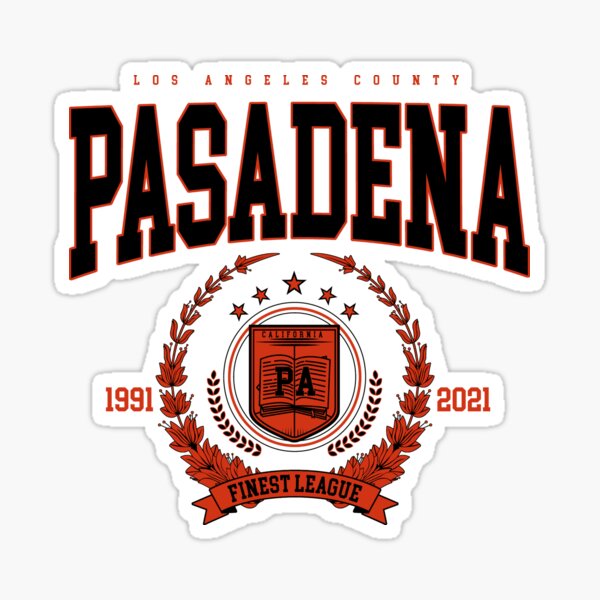 "pasadena" Sticker for Sale by CHRONIN | Redbubble