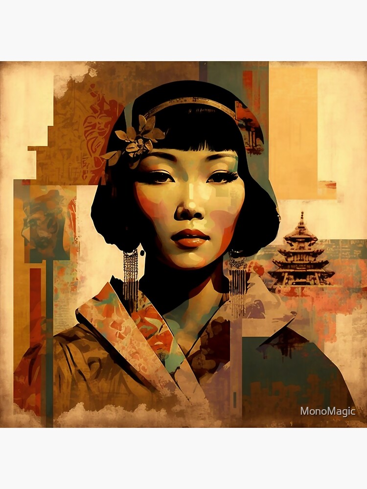 Anna May Wong 12 Sticker For Sale By Monomagic Redbubble