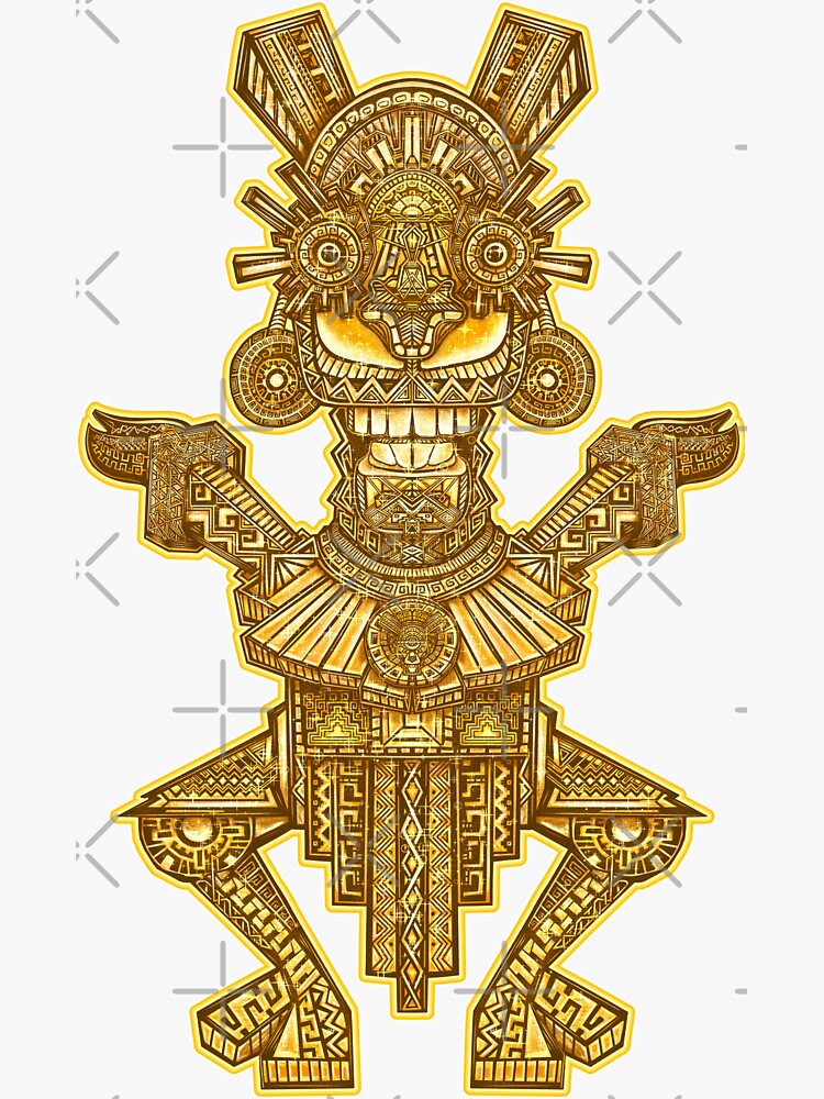 Peru Statue Sticker