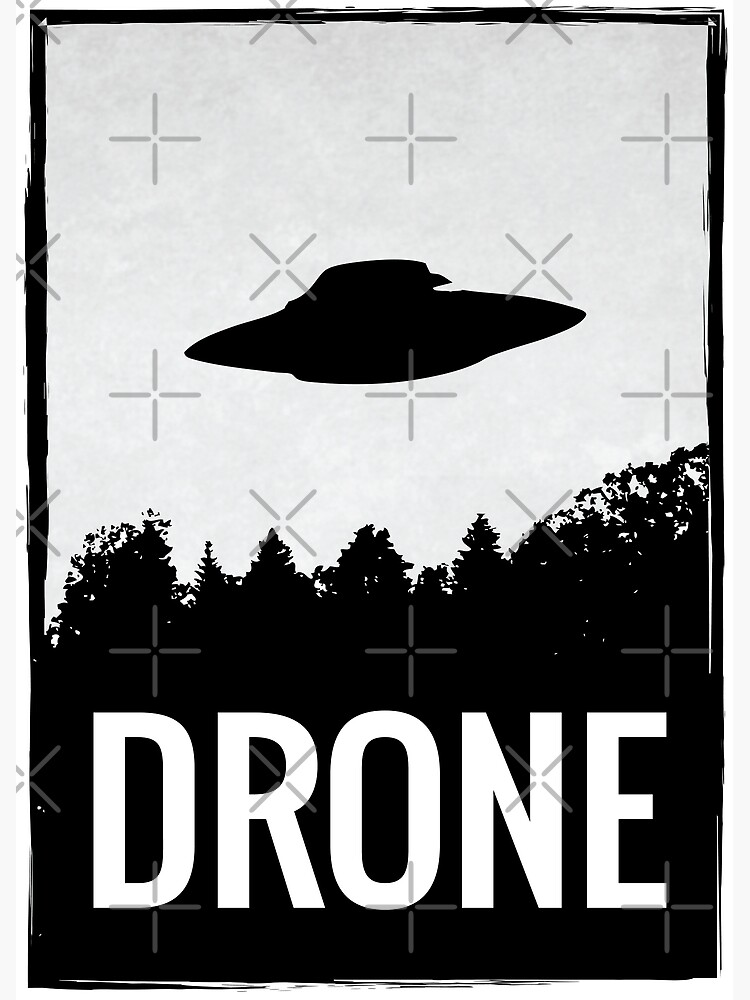 "UFO Drone" Poster by fuseleven | Redbubble