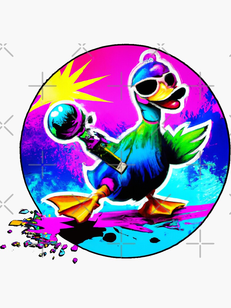 "Psychedelic Rainbow Duck: Seeing the world in a different light ...