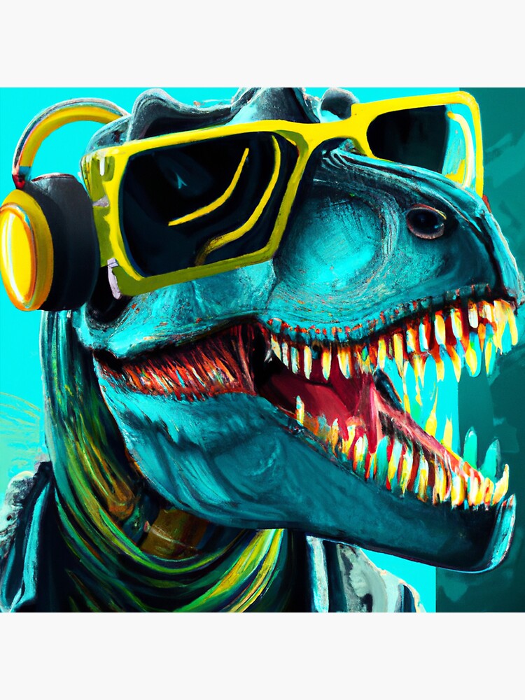 "The Cyber T-Rex: The Futuristic Dinosaur with Steel-Bite and Augmented ...