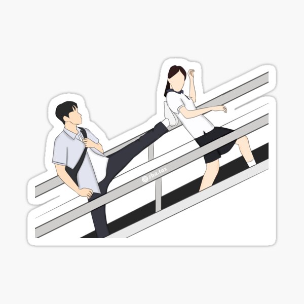 "Crash course in romance " Sticker for Sale by kart-box | Redbubble