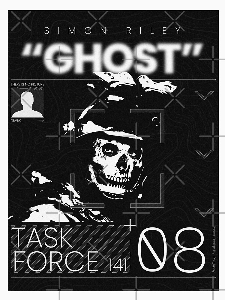 "Simon Ghost Riley MW2" T-shirt for Sale by PhilKony | Redbubble ...