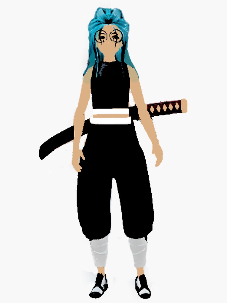 "demon slayer roblox" Sticker for Sale by marielso123 | Redbubble