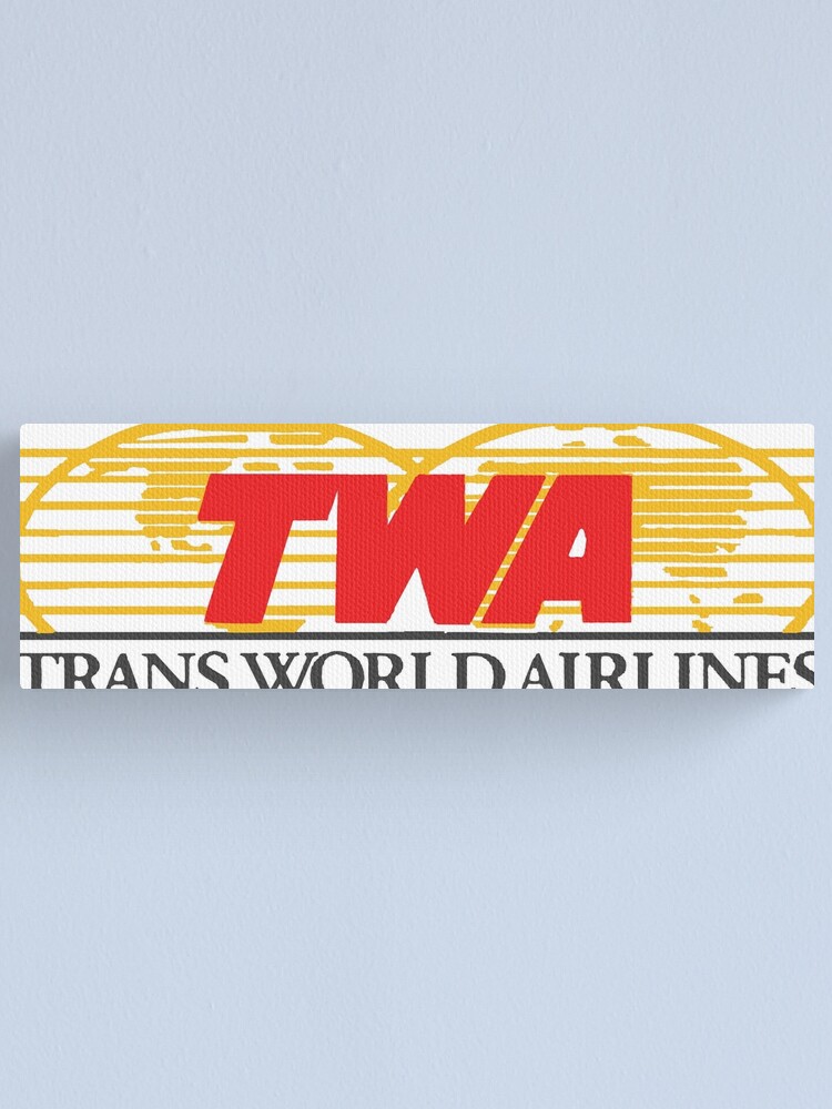 "Old defunct travel airlines vintage retro emblem" Canvas Print for ...