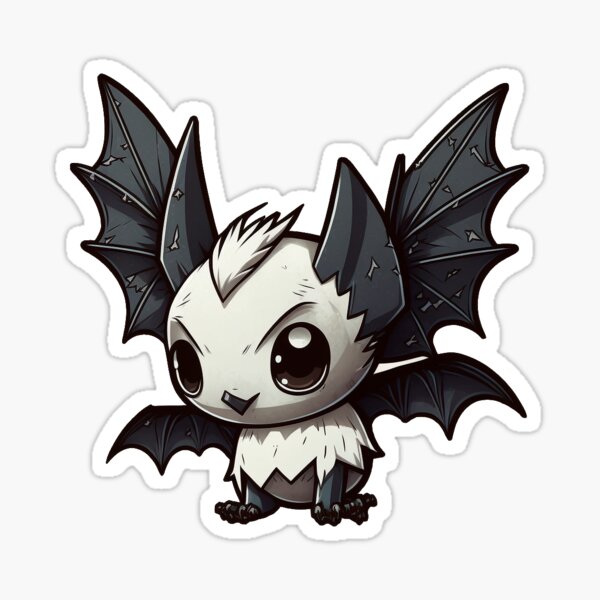 "Goth Bat / Emo Bat / Cute Bat / Kawaii Bat / Bat Sticker - 002" Sticker for Sale by Gothicity ...