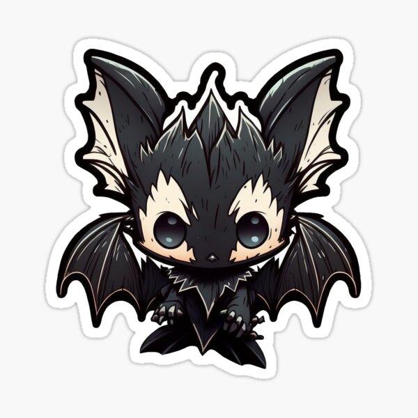 "Goth Bat / Emo Bat / Cute Bat / Kawaii Bat / Bat Sticker - 003 ...