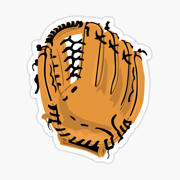 "baseball glove" Sticker by MarcoSc11 | Redbubble