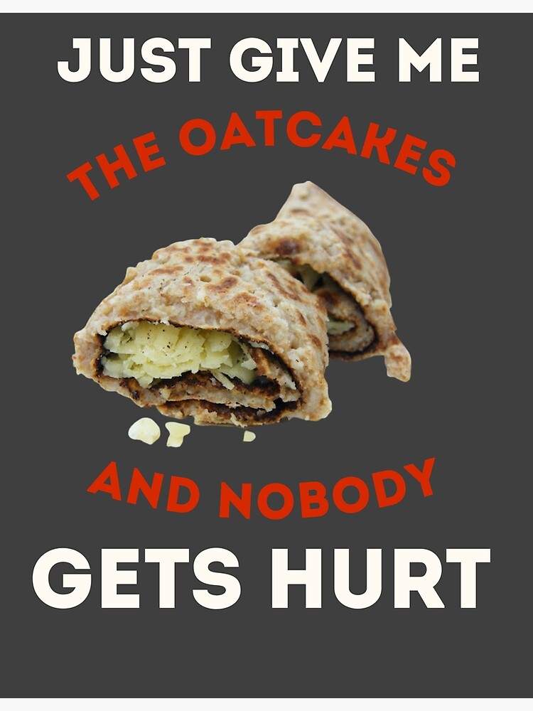 "Staffordshire Oatcakes Souvenir stoke on trent " Poster for Sale by ...