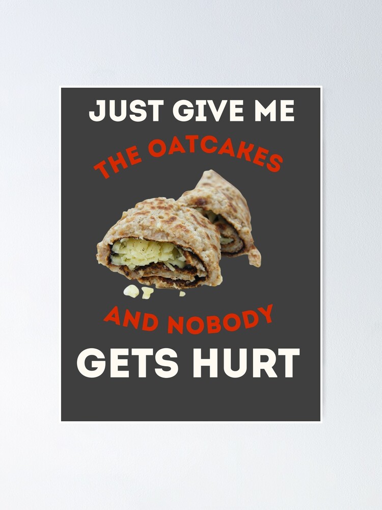 "Staffordshire Oatcakes Souvenir stoke on trent " Poster for Sale by ...