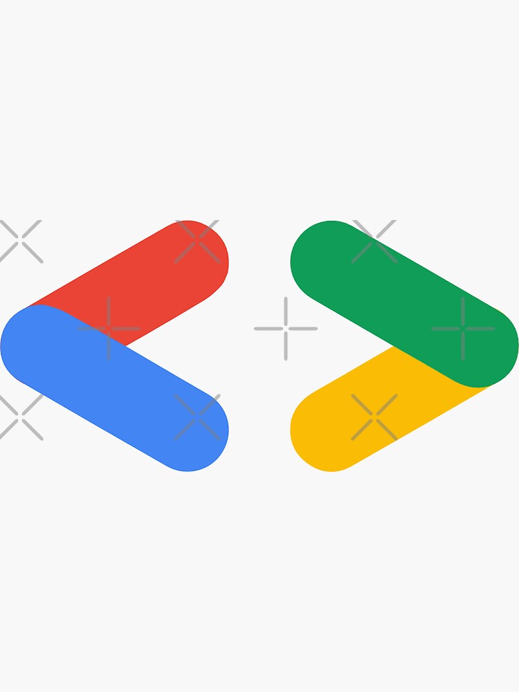 "Google Developers Icon" Sticker for Sale by faeliaso | Redbubble
