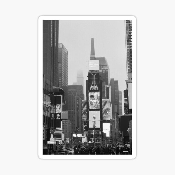 "Times Square " Sticker for Sale by jalenriley | Redbubble