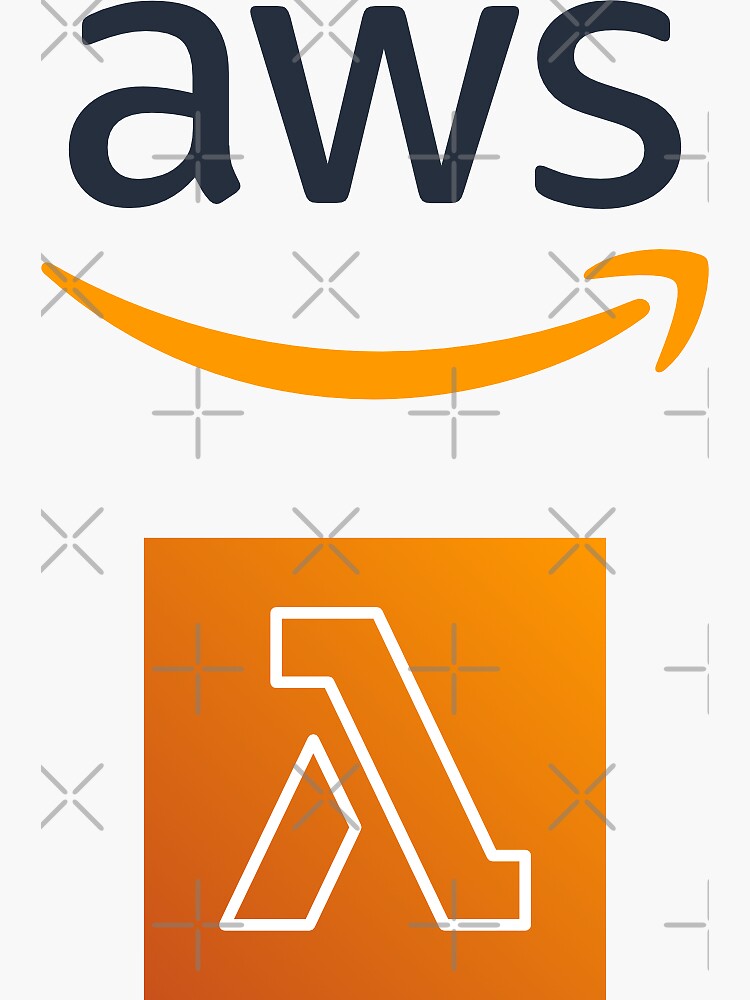"AWS and Lambda" Sticker for Sale by faeliaso | Redbubble