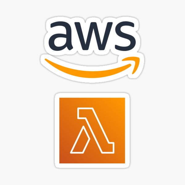 "AWS and Lambda" Sticker for Sale by faeliaso | Redbubble