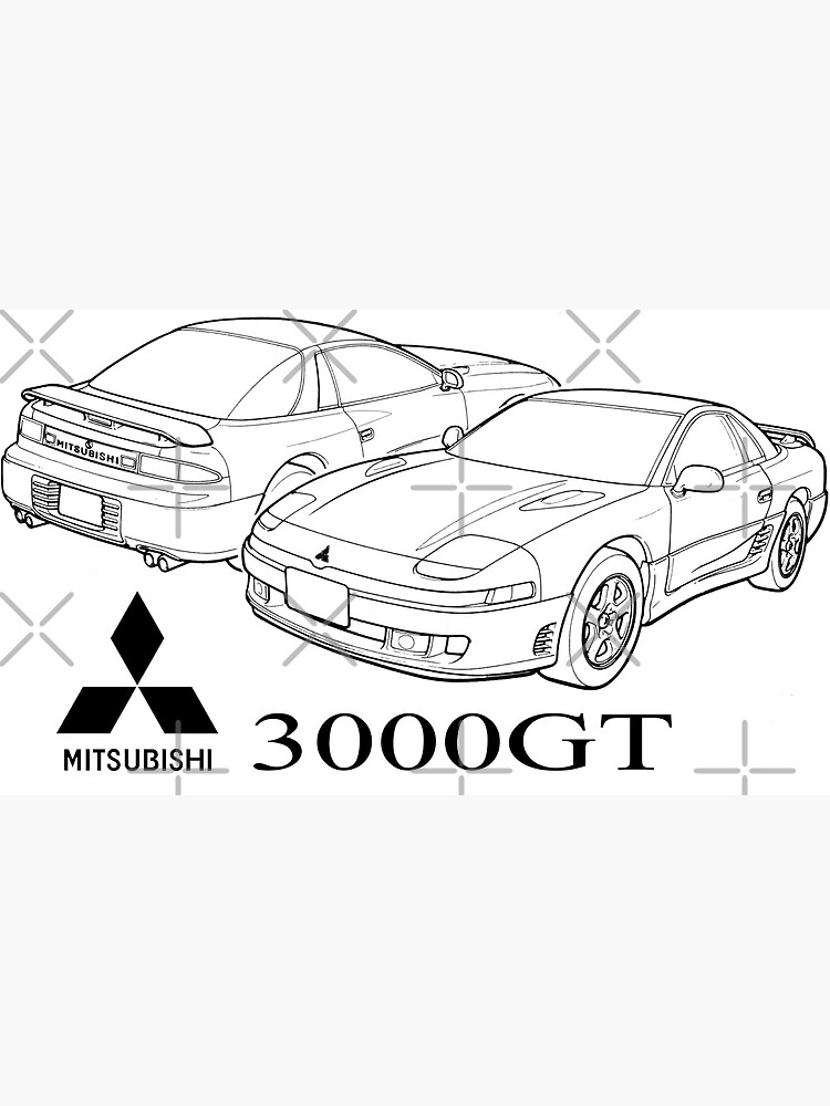 "3000gt" Poster by Pikokk | Redbubble