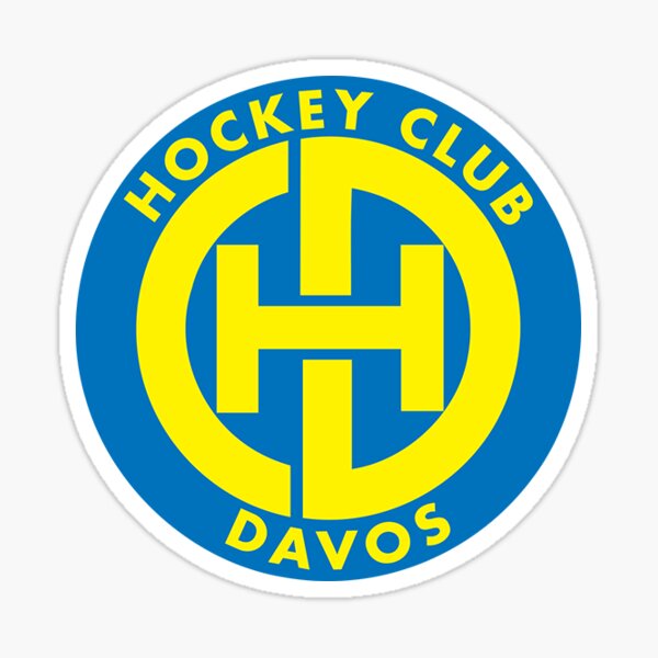 "Hockey Club Davos (HCD)" Sticker by HockeyGuyKaner | Redbubble