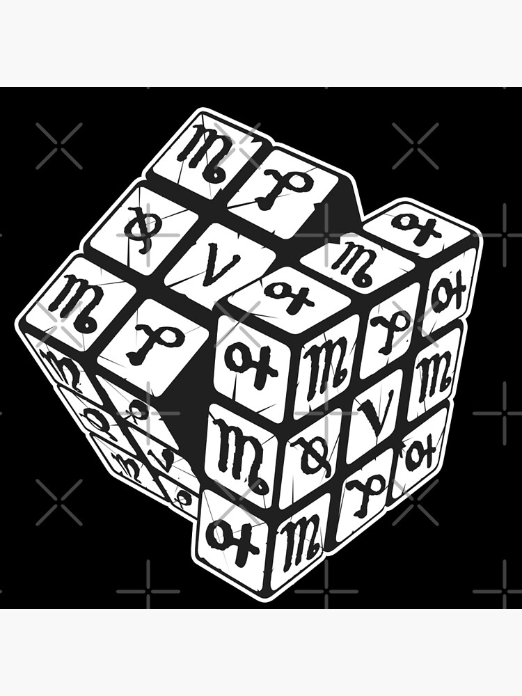 "RUNE _ RUNIX CUBE" Art Print for Sale by TwistedBeard | Redbubble