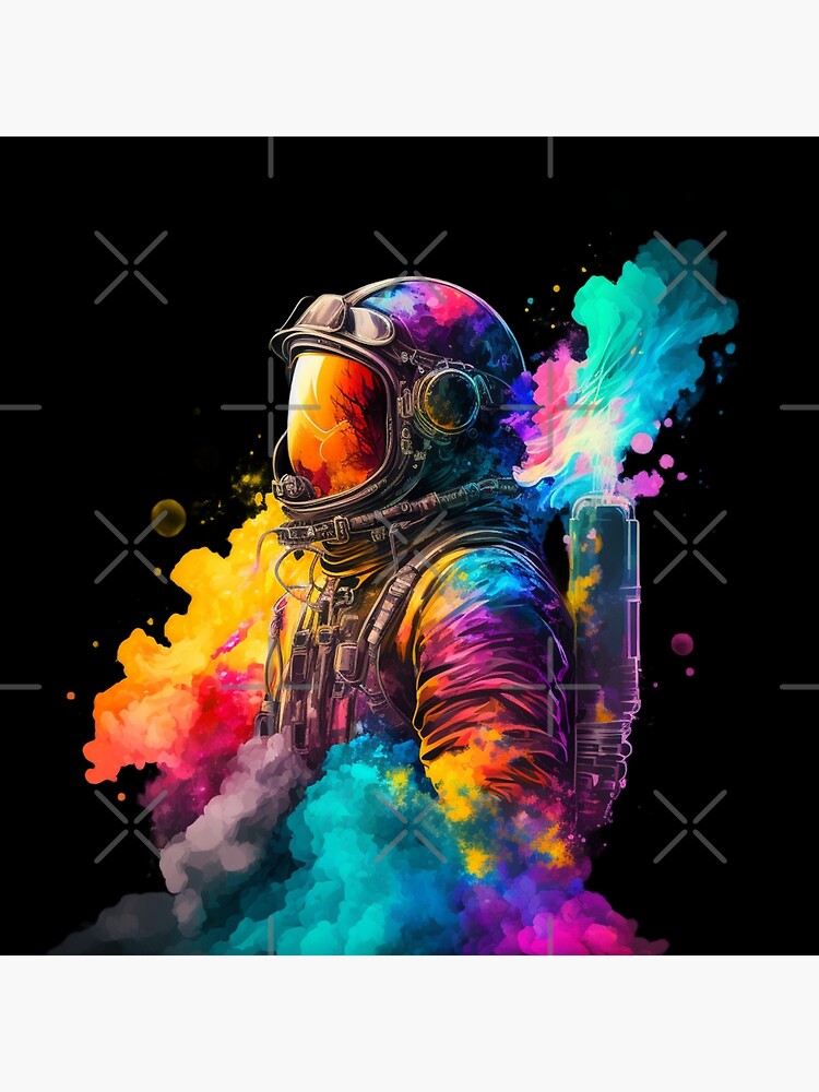 "neon astronaut" Poster for Sale by Hasanacar42 | Redbubble