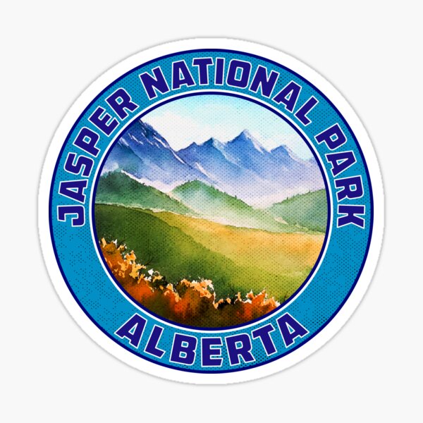 "Jasper National Park Alberta Canada" Sticker for Sale by TravelTime ...