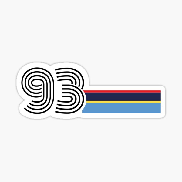 "1993 PTS color" Sticker for Sale by JPA-Graphisme | Redbubble